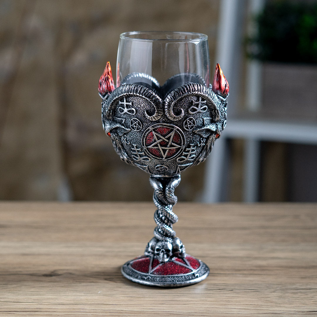 Baphomet Goblet Chalice - Cast a Stone