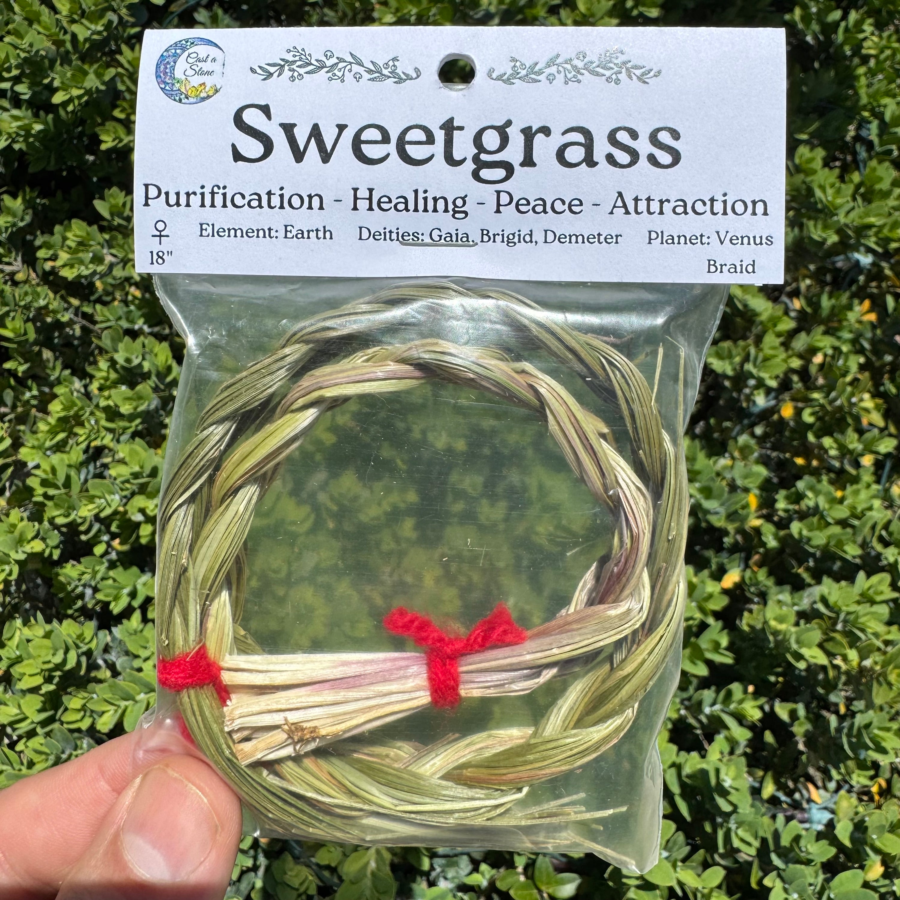 Home / Products / Sweetgrass Braid 18" smudge