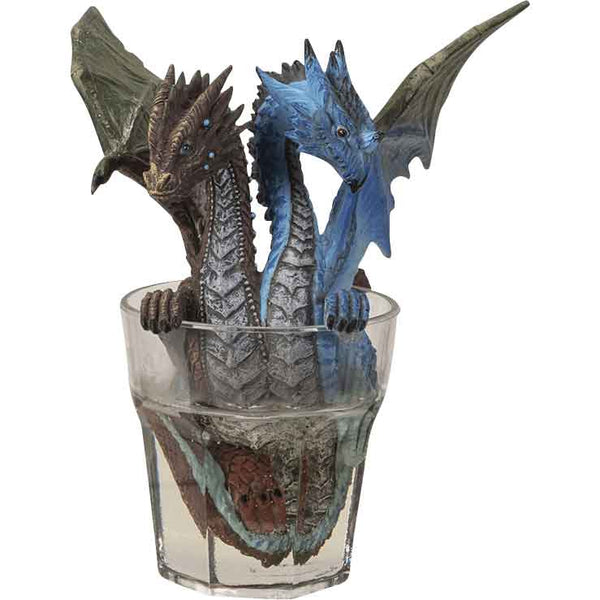 Buy Gin and Tonic Dragon Statue - Hand-Painted, Unique Dragon Decor ...