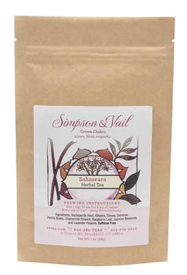 Crown Chakra (Sahasrara) - Yoga Herbal Tea - 1oz pkg - Cast a Stone