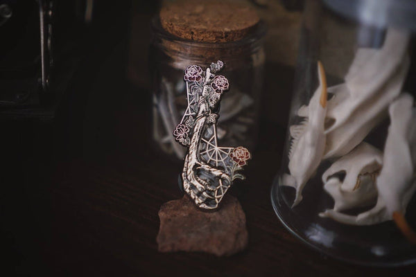 Chicken Foot Enamel Pin - Cast a Stone