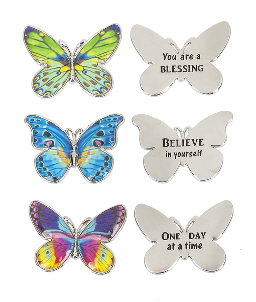 Enjoy the Journey Butterfly Charm | Inspirational Pocket Token - Cast a ...