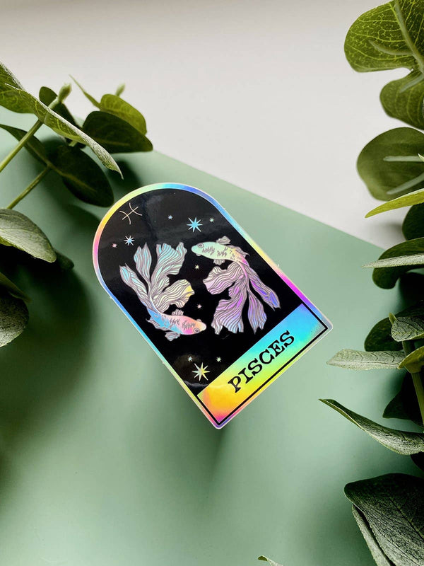 Pisces Zodiac Sticker - Cast a Stone