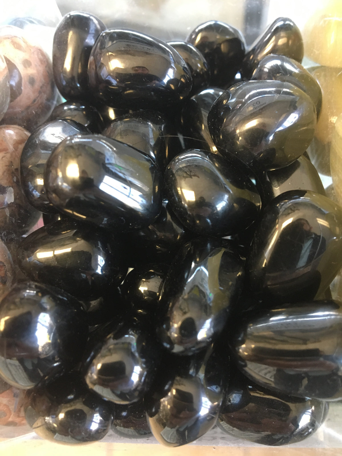 Jet Tumbled Gemstone - Cast a Stone