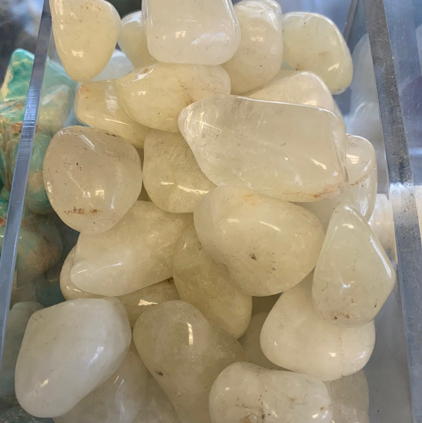 Brimstone Tumbled Gemstone - Cast a Stone