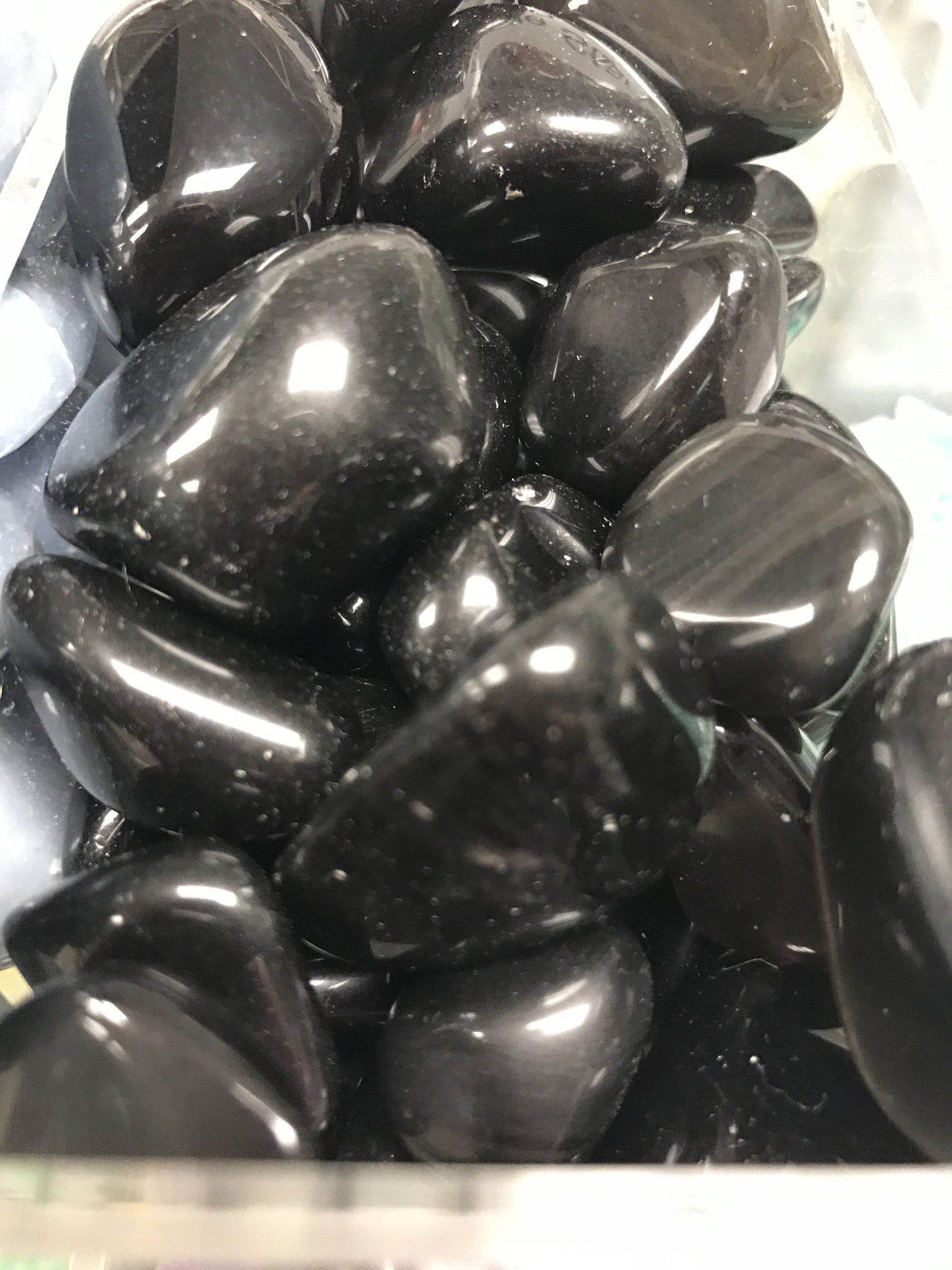 Apache Tears Tumbled Gemstone - Cast a Stone