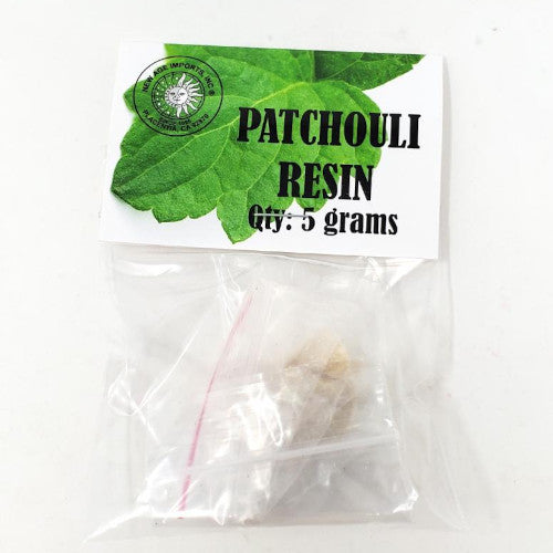 Patchouli Resin Incense - 5 gram pack - Cast a Stone